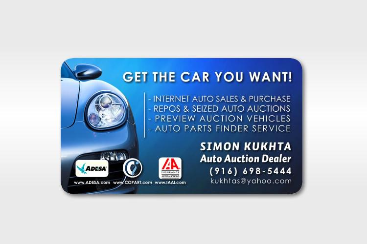 Business Card Design For Auto Dealer From ARTISAN PRODUCTIONS 