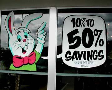 rabbitlynwood from Scot Campbell Window Painter in Portland, OR 97200