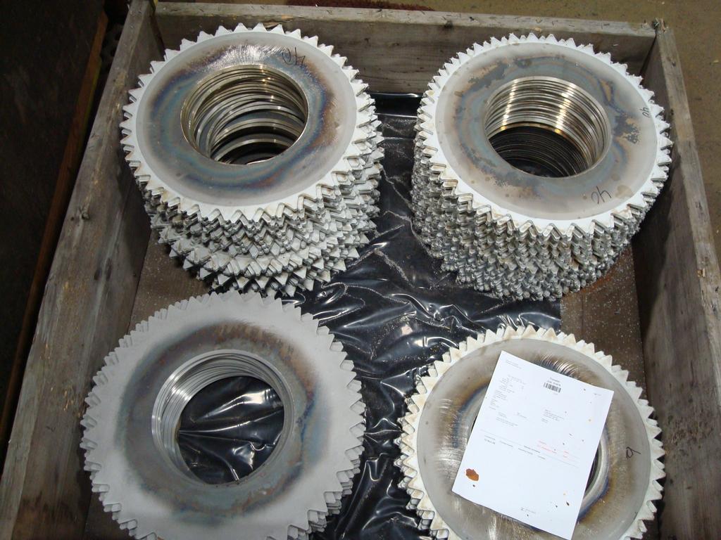 Chrome Plated Grader Discs. Production hard chrome plating multiple ...