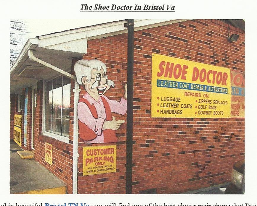 Map and Directions to The Shoe Doctor in Bristol, VA 24201 | Footwear