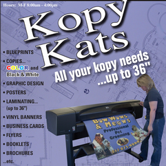 Map and Directions to Kopy Kats Blueprinting in Lake Geneva, WI 53147