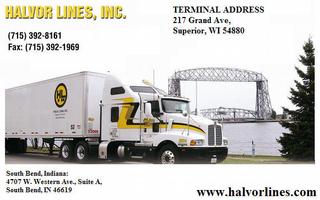 Map and Directions to Halvor Lines Inc in Superior, WI 54880 | Trucks