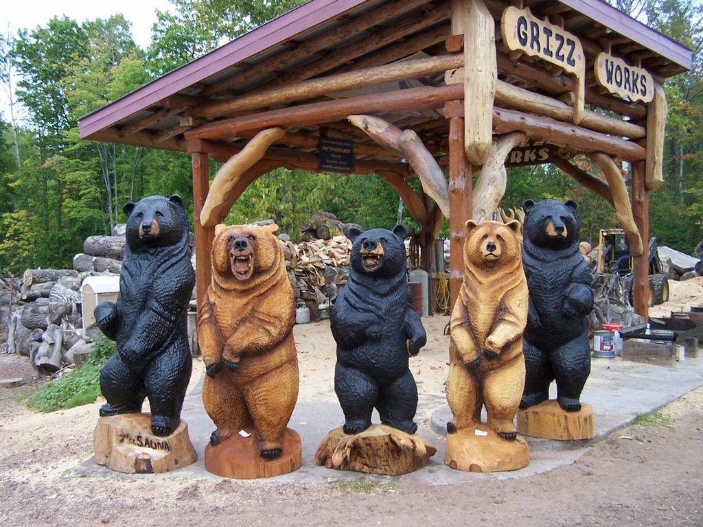 Map and Directions to Grizz Works Wood Sculpture in Maple, WI 54854