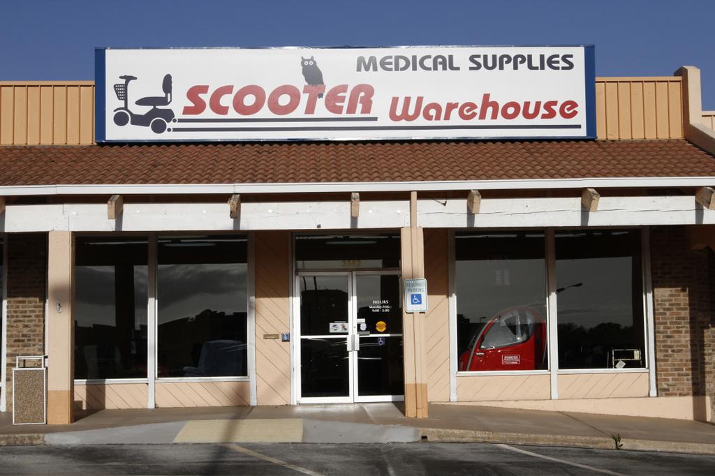Map and Directions to Scooter Warehouse in San Angelo, TX 76904