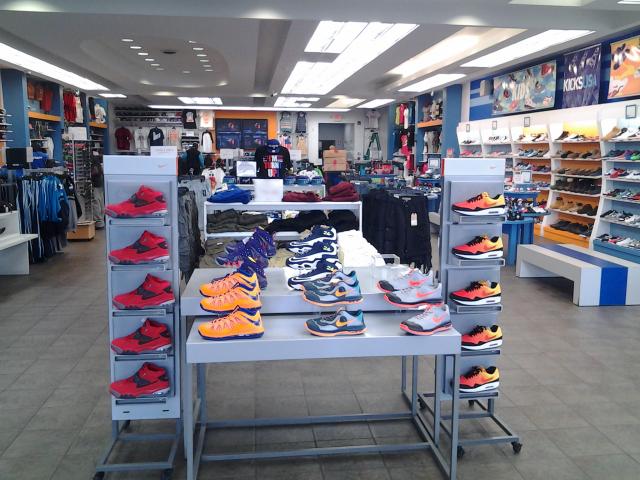 The Shoe display table from KicksUSA in Trenton, NJ 08638 | Footwear