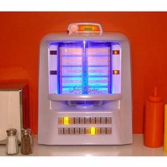 JukeMaster 100 Tabletop Jukebox w/ Elvis Songs | Avante Hands Free in ...