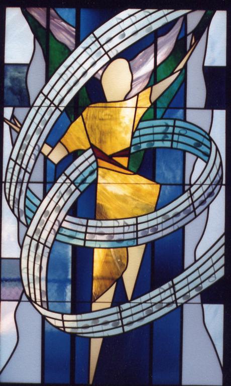 Lord of the Dance (crop) copy from Joy Stained Glass Studio in Oak ...