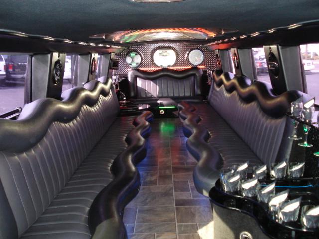 Hummer inside view from Michael's Classic Limousine in Reading, PA 19605