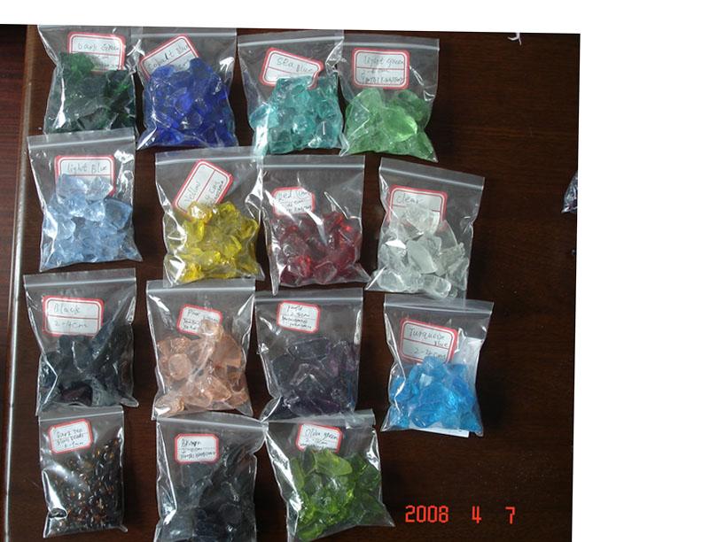 Swimming pool decoration glass pebbles and stone pavers | YANTAI ...