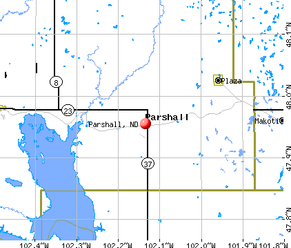 Map and Directions to Parshall Motor Inn in Parshall, ND 58770