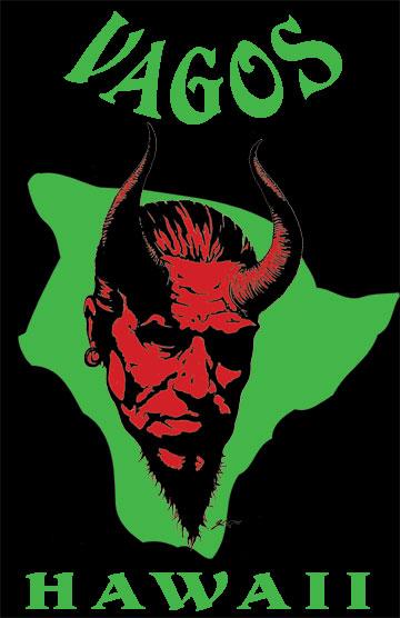 vagos-face-black-shirt from Wild Side Printing in Mountain View, HI 96771