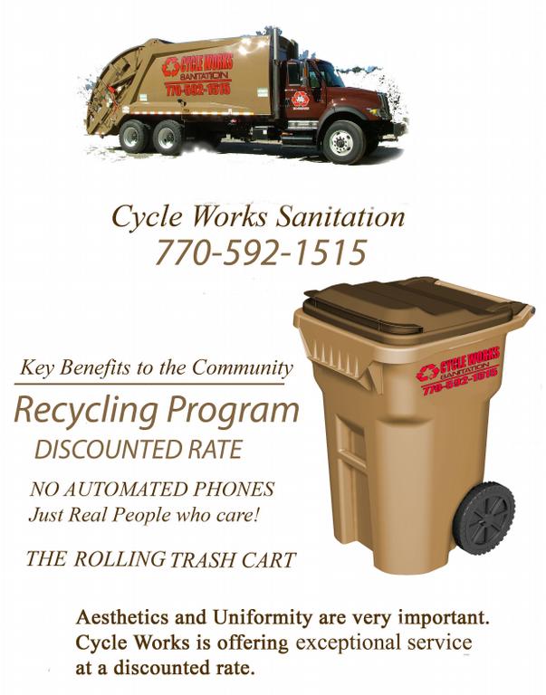 Map and Directions to Cycle Works Sanitation in Woodstock, GA 30188