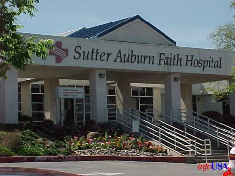 Map and Directions to Sutter Auburn Faith Hospital in Auburn, CA 95602