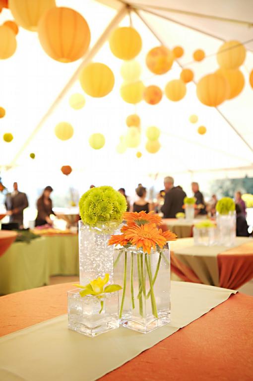 Flower Arrangements Reception Area