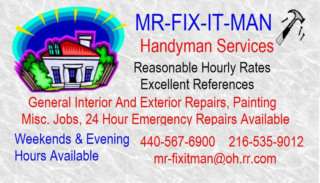 Map and Directions to MR-FIX-IT-MAN HANDYMAN SERVICES in North ...