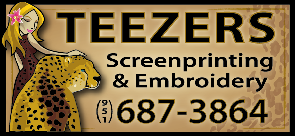 TEEZERS T Shirts Screen printing embroidery Riverside Ca - Riverside CA ...