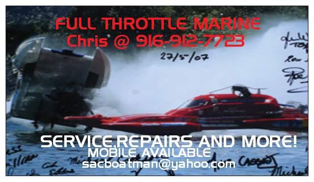 Map and Directions to Full Throttle Marine in Carmichael, CA 95608