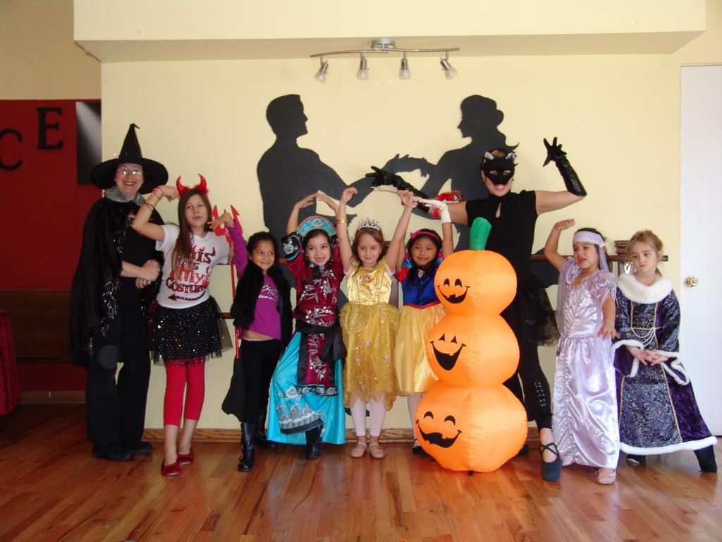Ballet class in Halloween costumes from ABC Dance Academy in Chicago ...