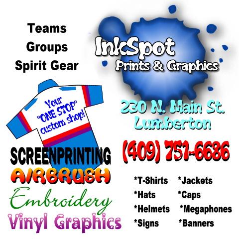 InkSpot Prints & Graphics - Lumberton TX 77657 | 409-751-6686