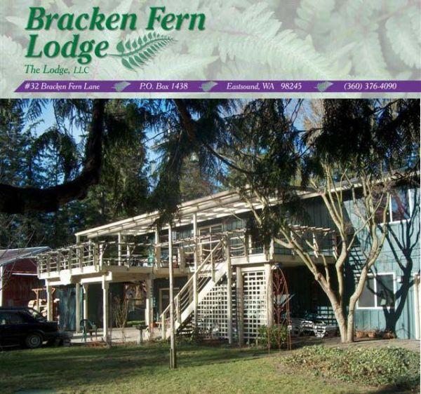 Map and Directions to Bracken Fern Lodge in Eastsound, WA 98245