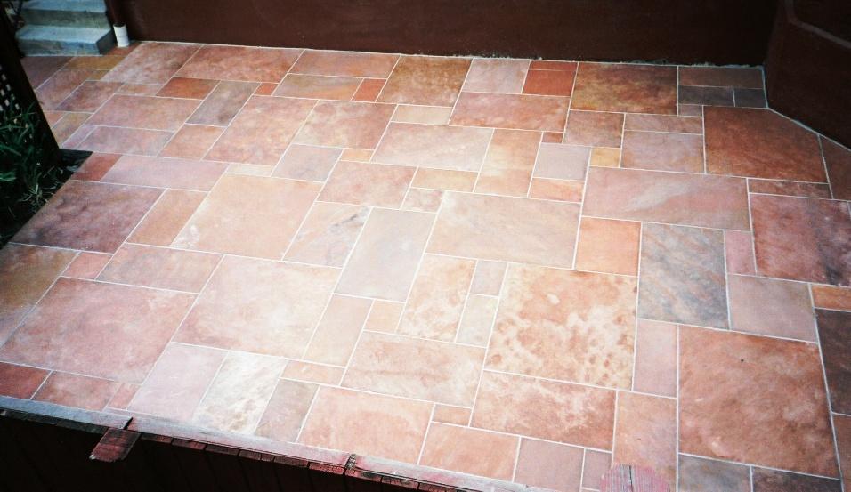 Red Flagstone Patio Custom Cut Pattern 1.jpg from Premiere Quality ...