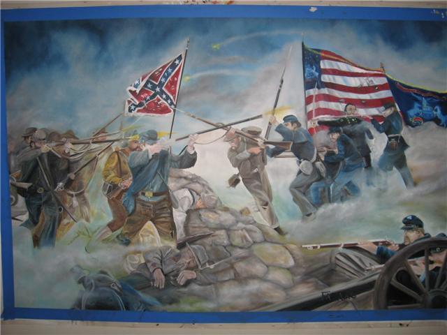 Civil War Mural from John Joseph Fasano/ Fasano Design Studio L.L.C. in ...