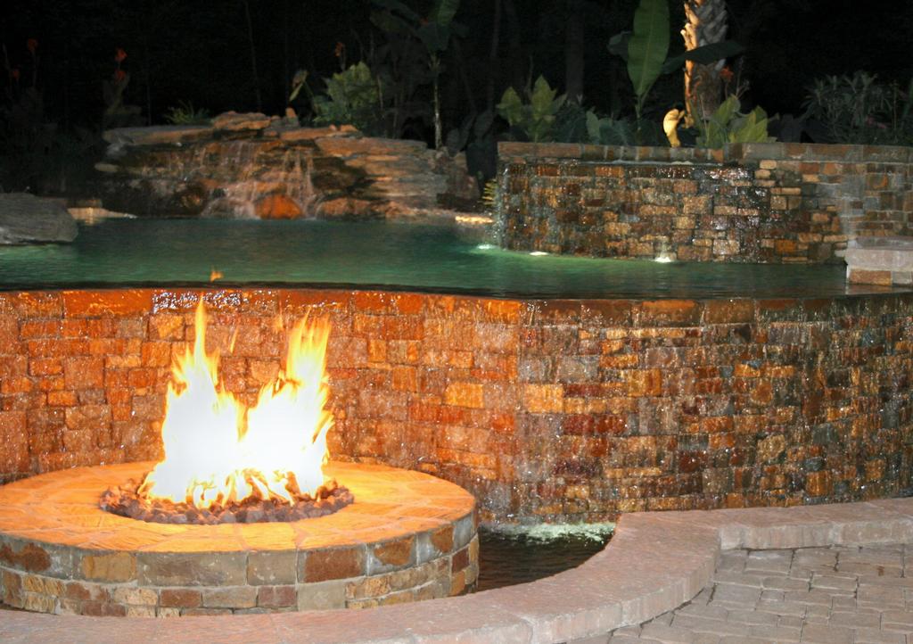 Fire Pit Infinity Pool at Taisha Thomas blog
