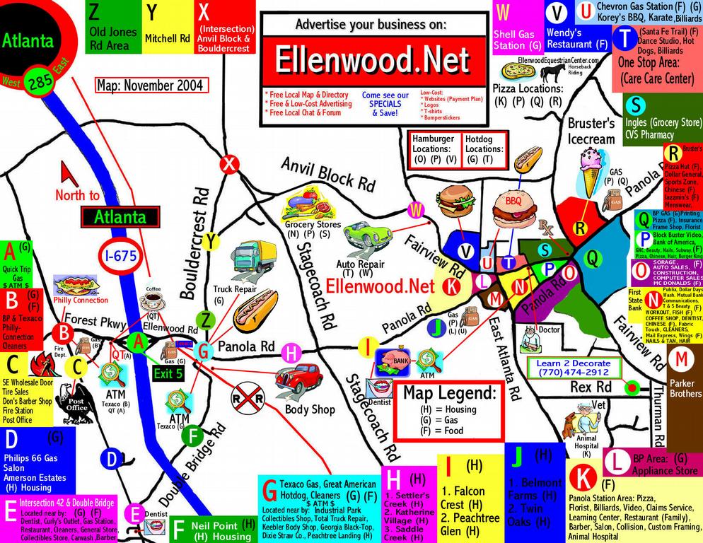 Map and Directions to Commercial Real Estate Atlanta, Georgia in ...