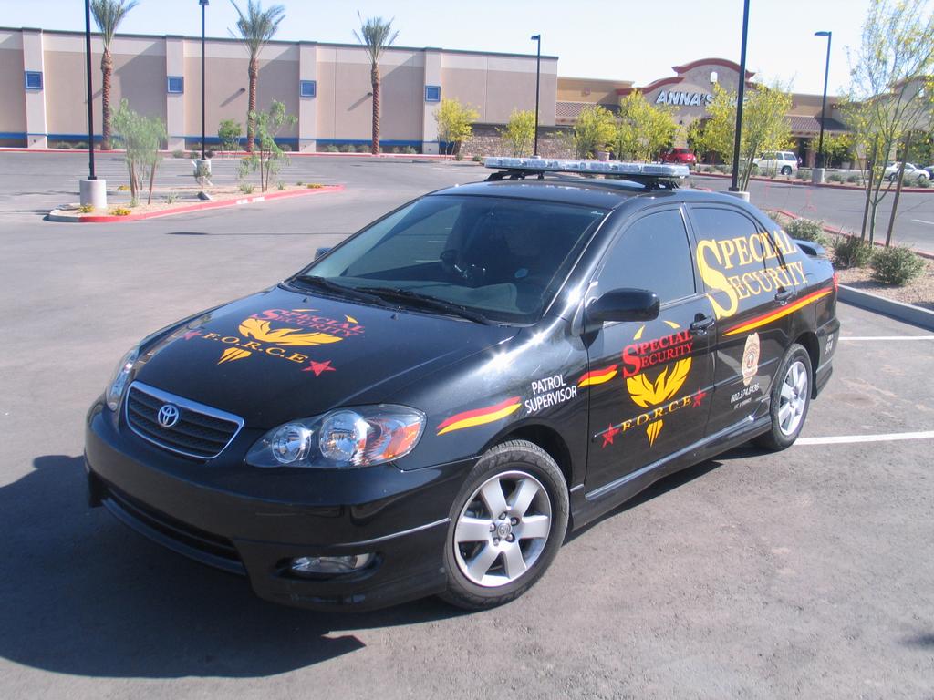 Toyota Patrol Car from SPECIAL SECURITY FORCE in Phoenix, AZ 85021