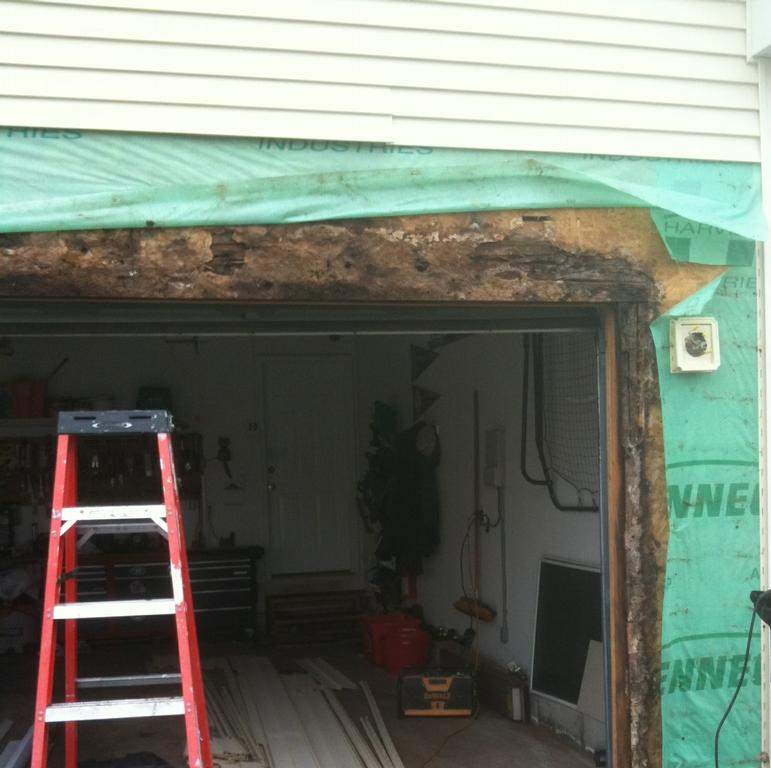 Hidden water damage around garage doors. 1 of 6 from Michael Pepin ...