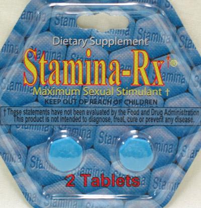 Stamina RX 2 count packet 24 per dsp from Energy Depot in Memphis, TN 38122