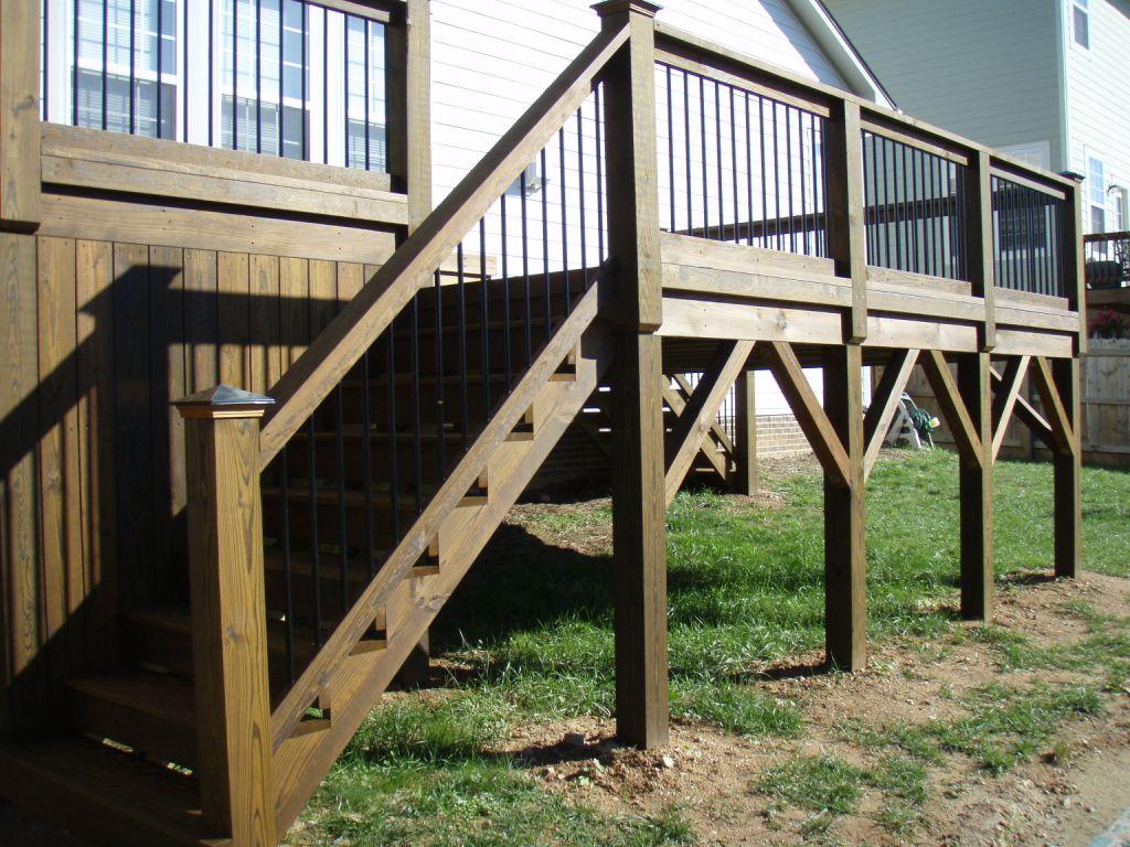 Decorative Y Bracing Under Deck from Curtis Construction Group LLC in ...