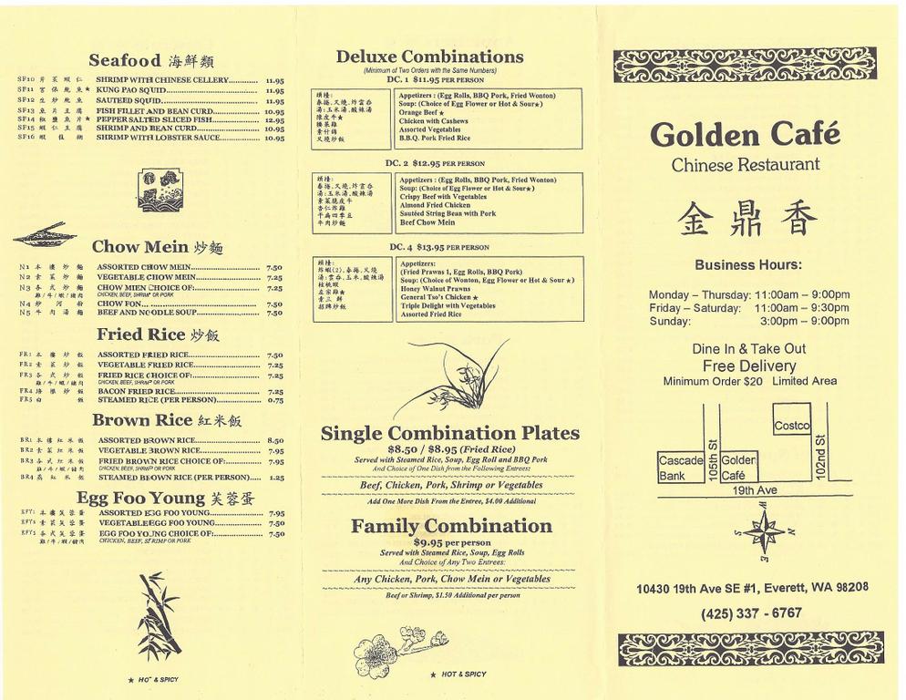 Pictures for GOLDEN CAFE CHINESE RESTAURANT in Everett, WA 98208