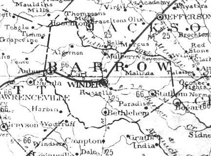 Map and Directions to Barrow County Business | Barrow County/Winder GA ...