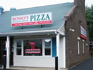 Map and Directions to Rosso's Italian Style Pizza in Lowell, MA 01851