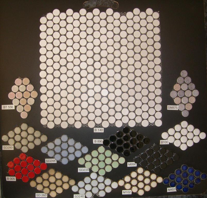 Penny Round Tile from Classic Tile & Marble in Brooklyn, NY 11214