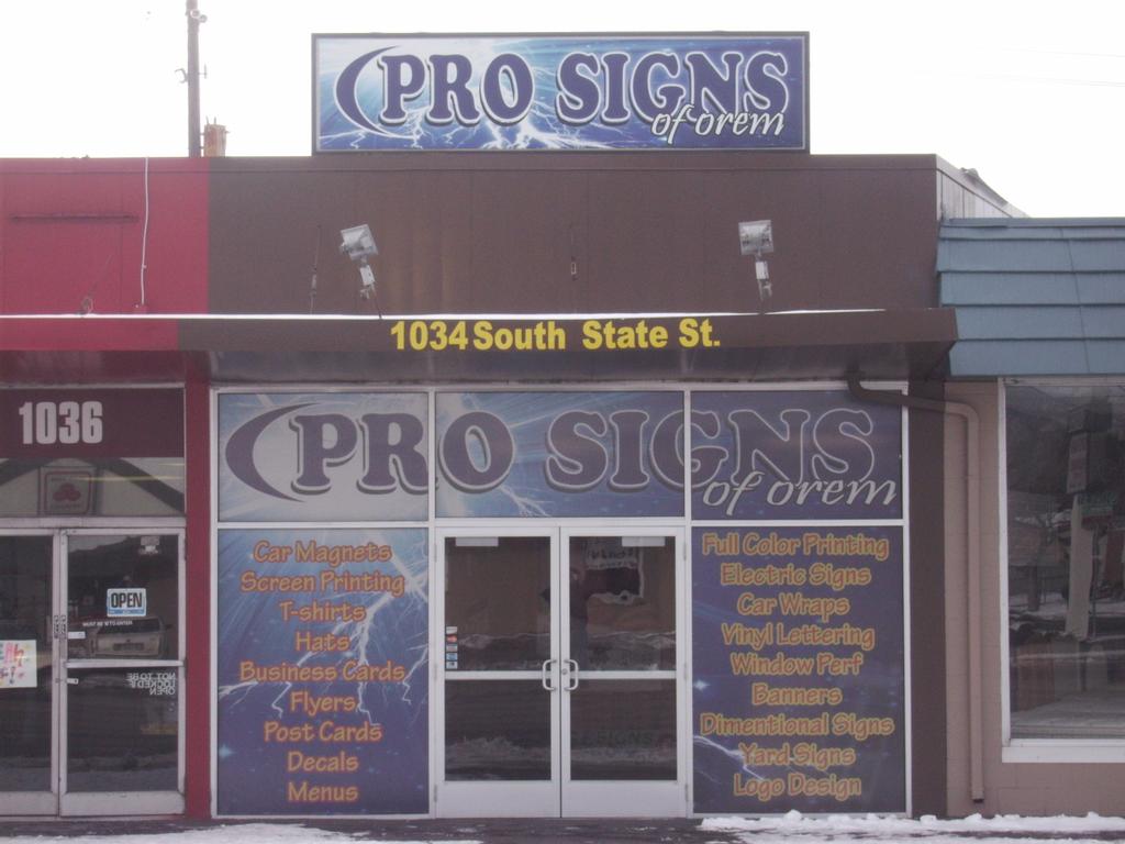 Map and Directions to Pro Signs, Pro Sign, Pro Signs of orem in Orem ...