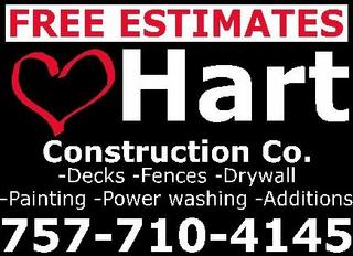 Map and Directions to Hart Construction Company in Onancock, VA 23417