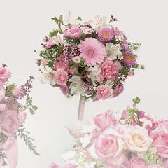 pink rose and gerber daisy bouquet from Betty's Country Flowers Goshen ...