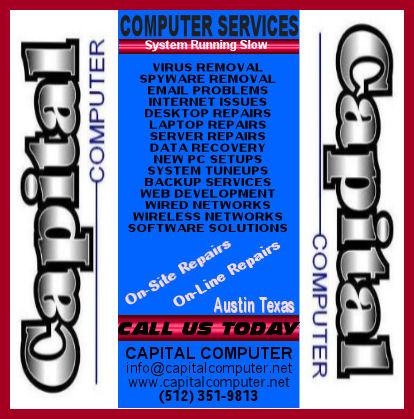 Capital Computer, LLC - Austin TX 78704 | 512-291-7112