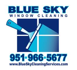Blue Sky Window Cleaning - Riverside CA 92508 | 951-966-5677