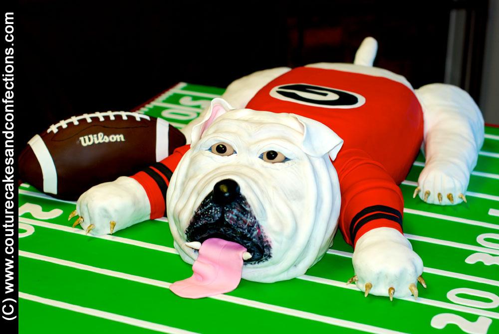 Georgia Bulldog Grooms Cake from Couture Cakes & Confections by A ...