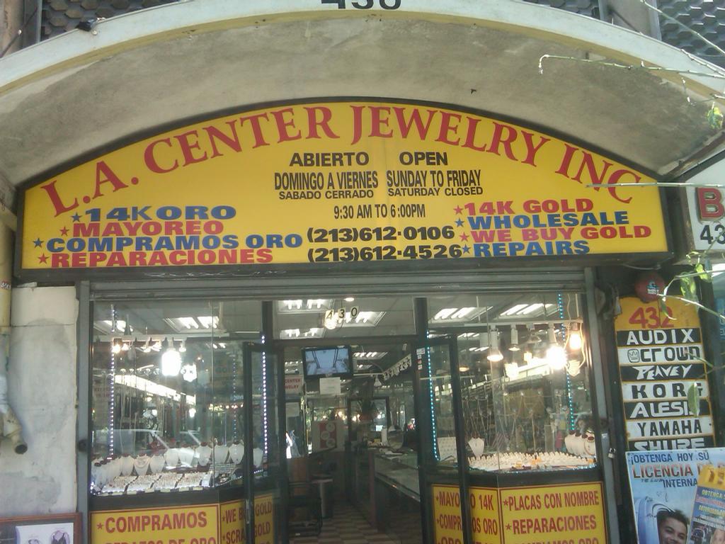 Map and Directions to La Center Jewelry Inc in Los Angeles, CA 90013