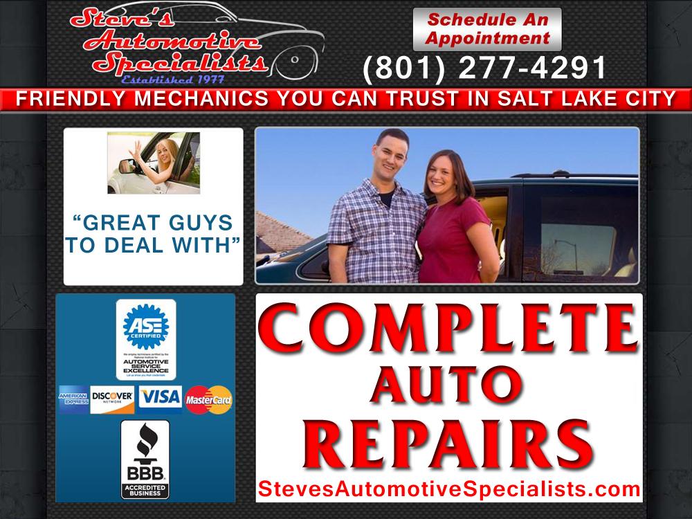 Pictures for Auto Repair Salt Lake City by Steve's Automotive Repair in ...