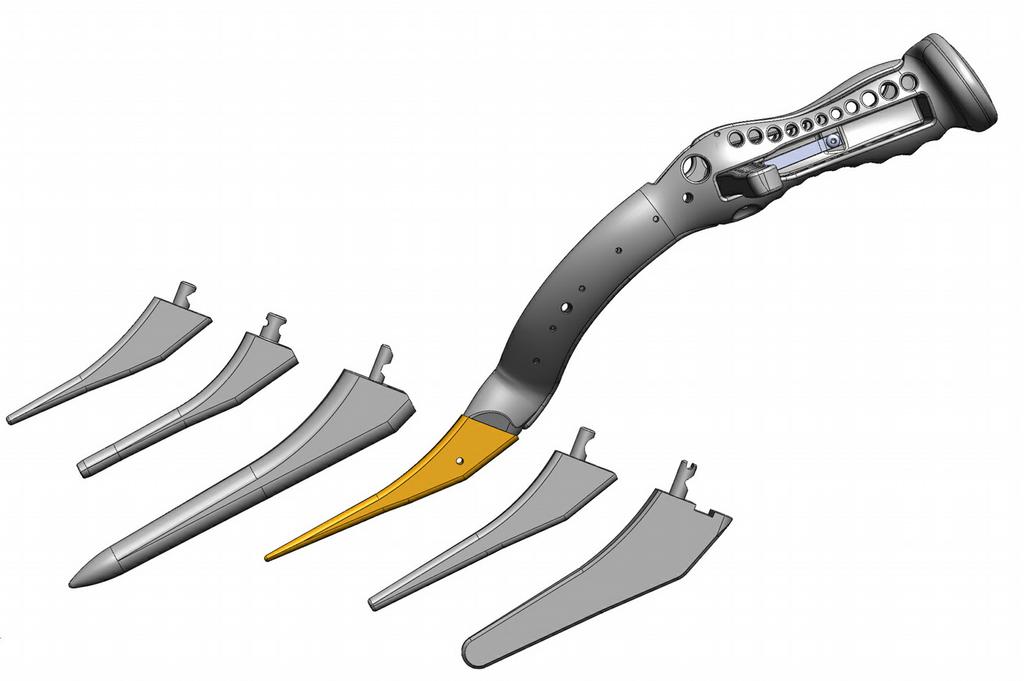 Offset Femoral Broach Handle (Orthopedic Surgery Device) from MedSpark ...