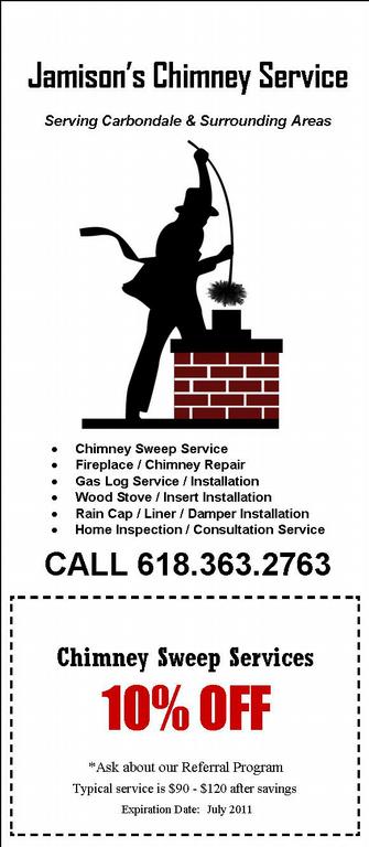 Jamison April Flyer 2011 -1 Chimney current from Jamison's Chimney ...