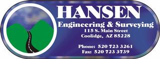 Map and Directions to Hansen Engineering and Surveying in Coolidge, AZ ...