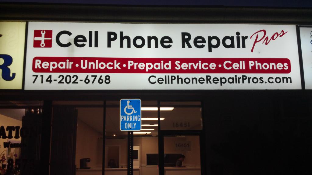 Map and Directions to Cell Phone Repair Pros in Westminster, CA 92683