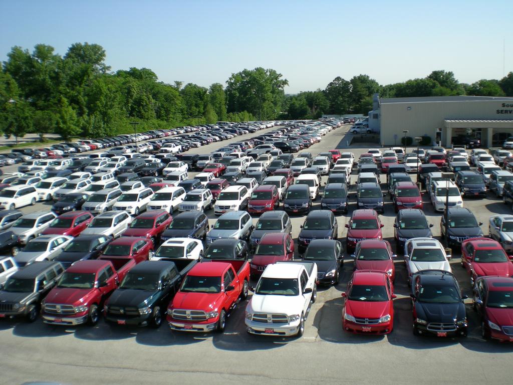 New Car Lot from South County Dodge Chrysler Jeep Ram in Saint Louis ...