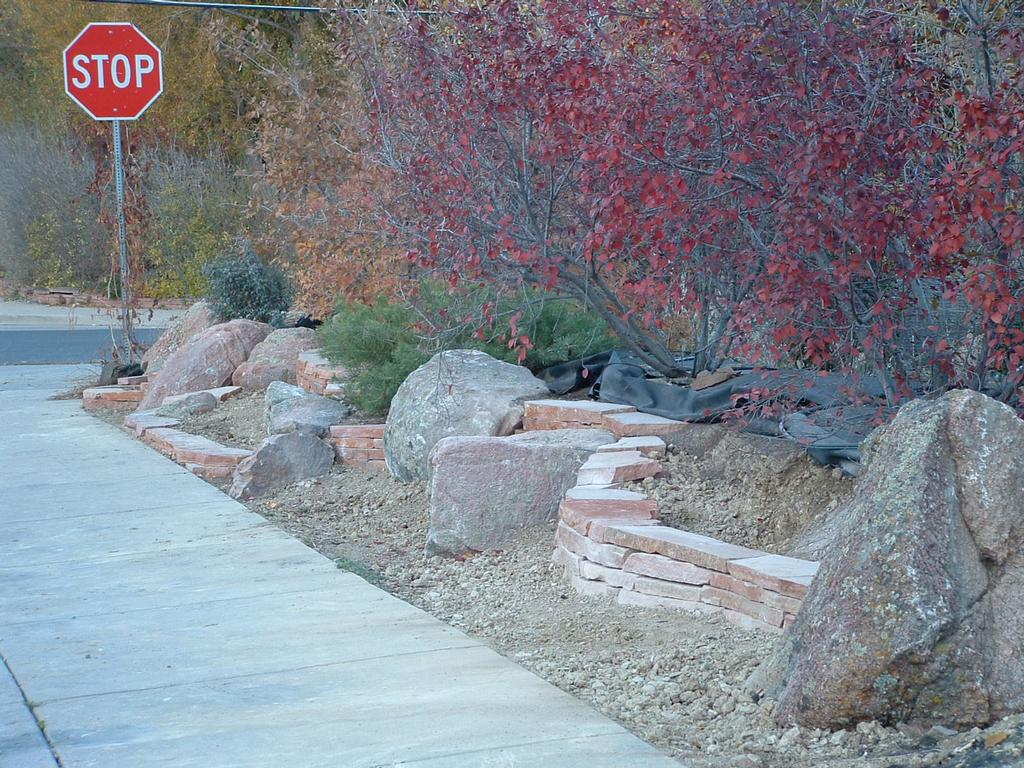 Garden Berm from Earth Transformations in Boulder, CO 80304